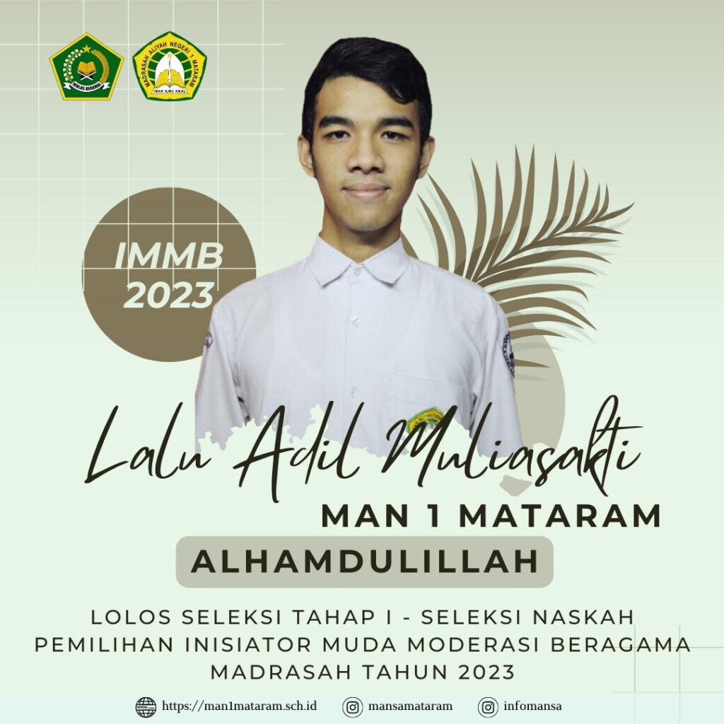 Siswa MAN 1 Mataram Lolos Seleksi Naskah Pemilihan Inisiator Muda ...